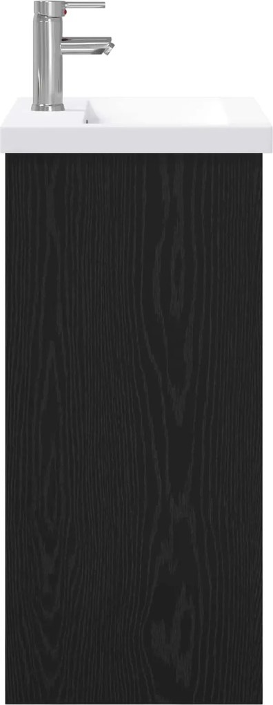 Sada koupelnového nábytku Černý dub 81 x 40 x 84,5 cm 3404283
