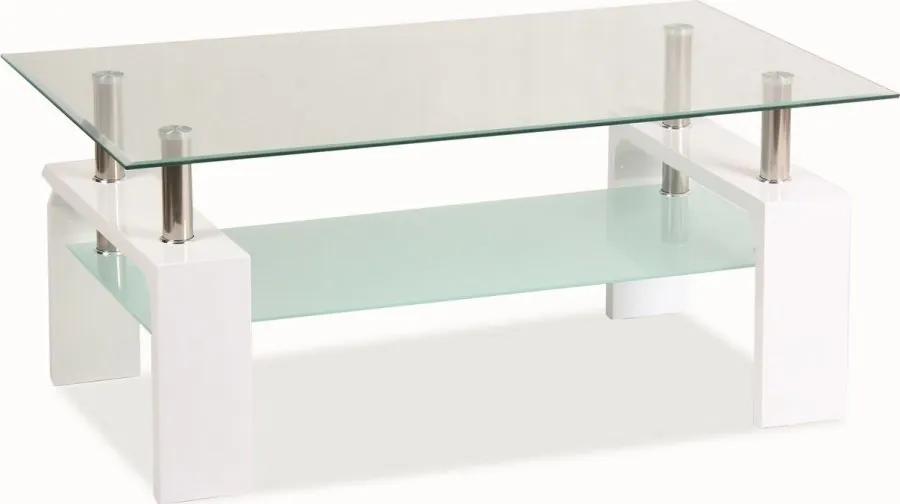Casarredo Konferenční stolek LISA BASIC - bílý