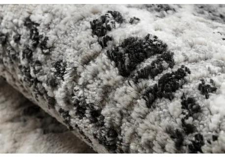 Dywany Luszczow Kusový koberec TULS střapce 51322 Mramor šedá / slonová kost Rozměr koberce: 280 x 370 cm