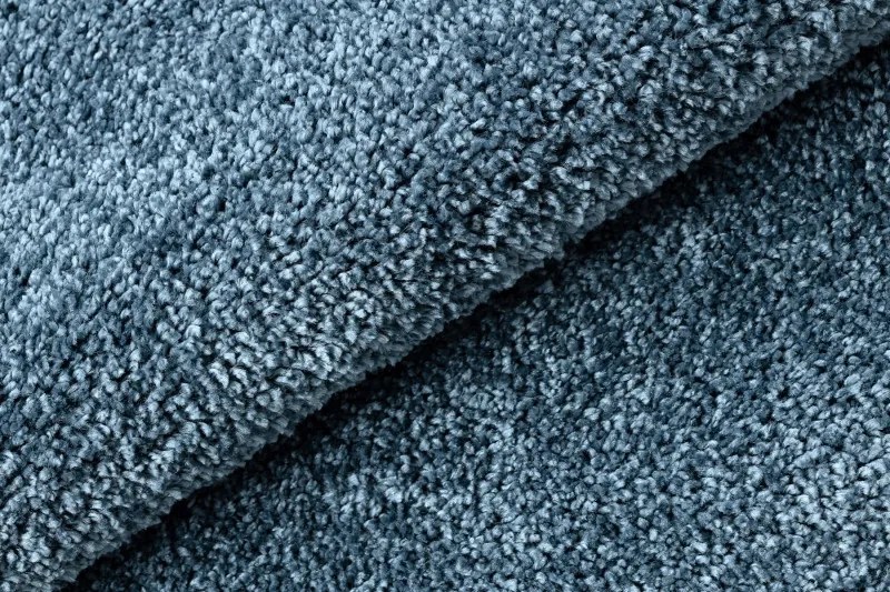 Dywany Łuszczów, Kusový koberec Berber 9000 blue kruh, 120x120 (průměr) kruh, modrá, ložnice
