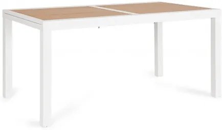 BIZZOTTO Zahradní stůl HILIJA bílý 160/240x90 cm