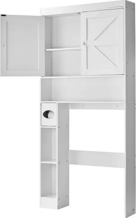 Úložná skříňka nad toaletu, Výška 171,3 cm VEVOR