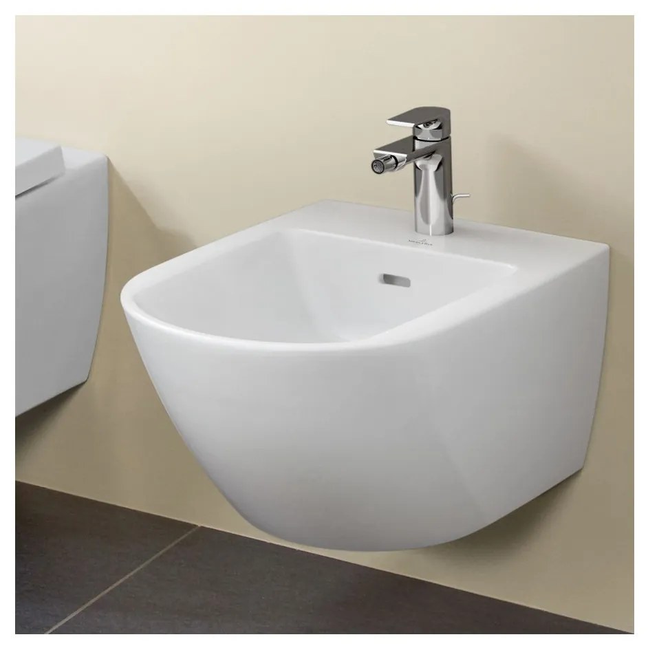 VILLEROY & BOCH Villeroy Boch Subway 3.0 - Bidet závěsný 375x560mm, alpská bílá 44700001