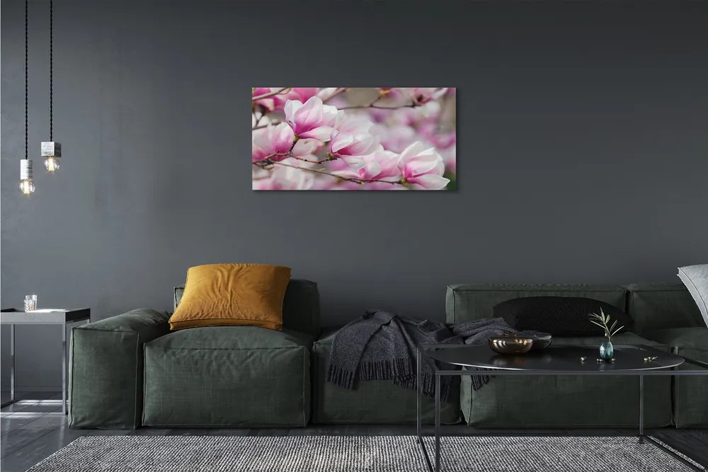 Obrazy na plátně květy 125x50 cm