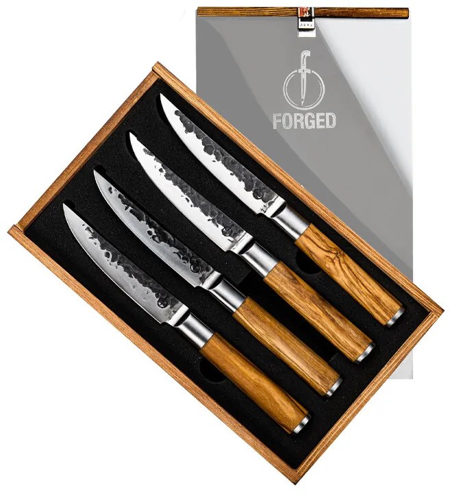 Forged Olive Sada 4 steakových nožů