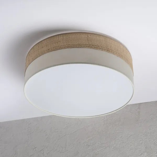 Stropní svítidlo SIRJA BOHO 2xE27/15W/230V pr. 45 cm béžová/krémová