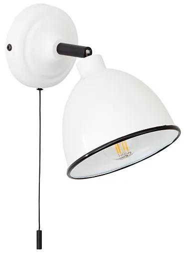 Brilliant 97002/05 Nástěnná lampa s vypínačem TELIO bílá