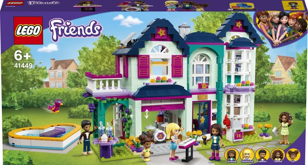 LEGO® Friends 41449 Andrea a její rodinný dům