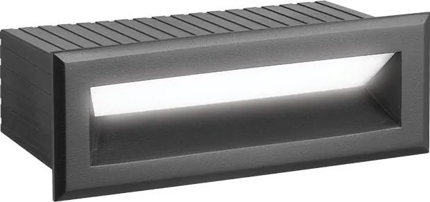 LED Venkovní vestavné svítidlo FLIK LED/3W/230V IP65 antracit