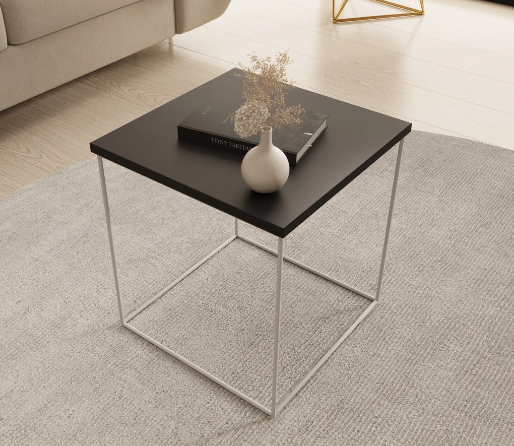 ADRK Furniture Konferenční stolek Adina CT-ADI-W-B