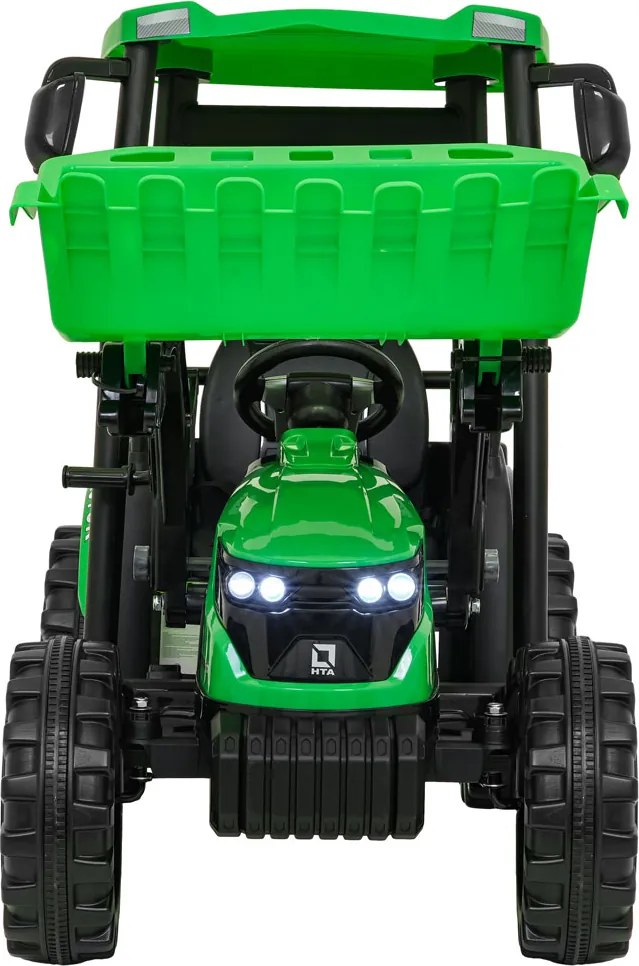 Ramiz MEGA traktor D68 s přívěsem zelený