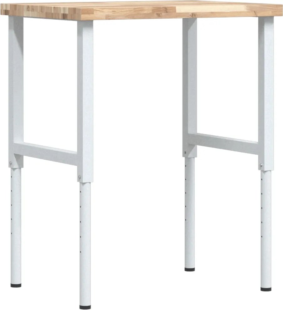 Pracovní stůl 80 x 60 x (73–99,5) cm masivní akácie obdélníkový 3309712
