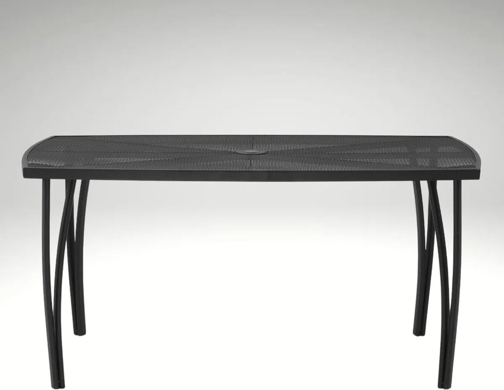 Vikio Zahradní kovový stůl 150x90cm V125C černá
