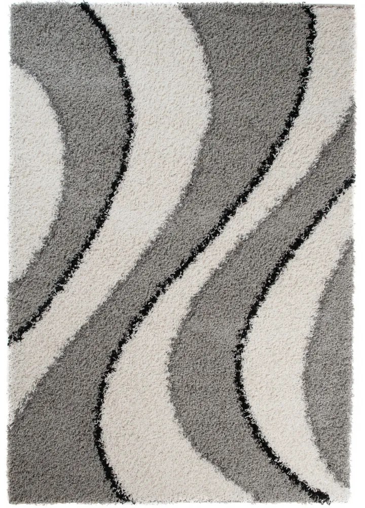 Kusový koberec Shaggy Cosmo šedý, Velikosti 80x150cm