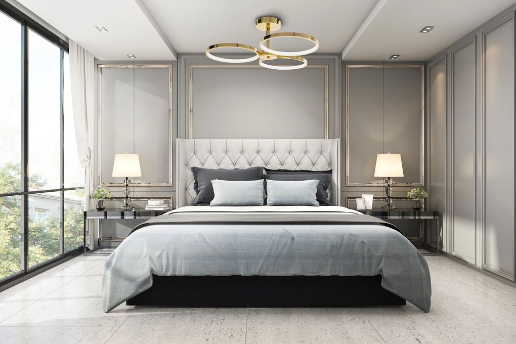 Toolight, LED stropní svítidlo + dálkové ovládání APP993-C, zlatá, OSW-08149