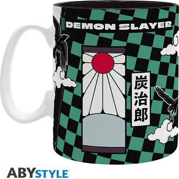 Hrnek Demon Slayer - Tanjiro 460 ml Vícebarevná