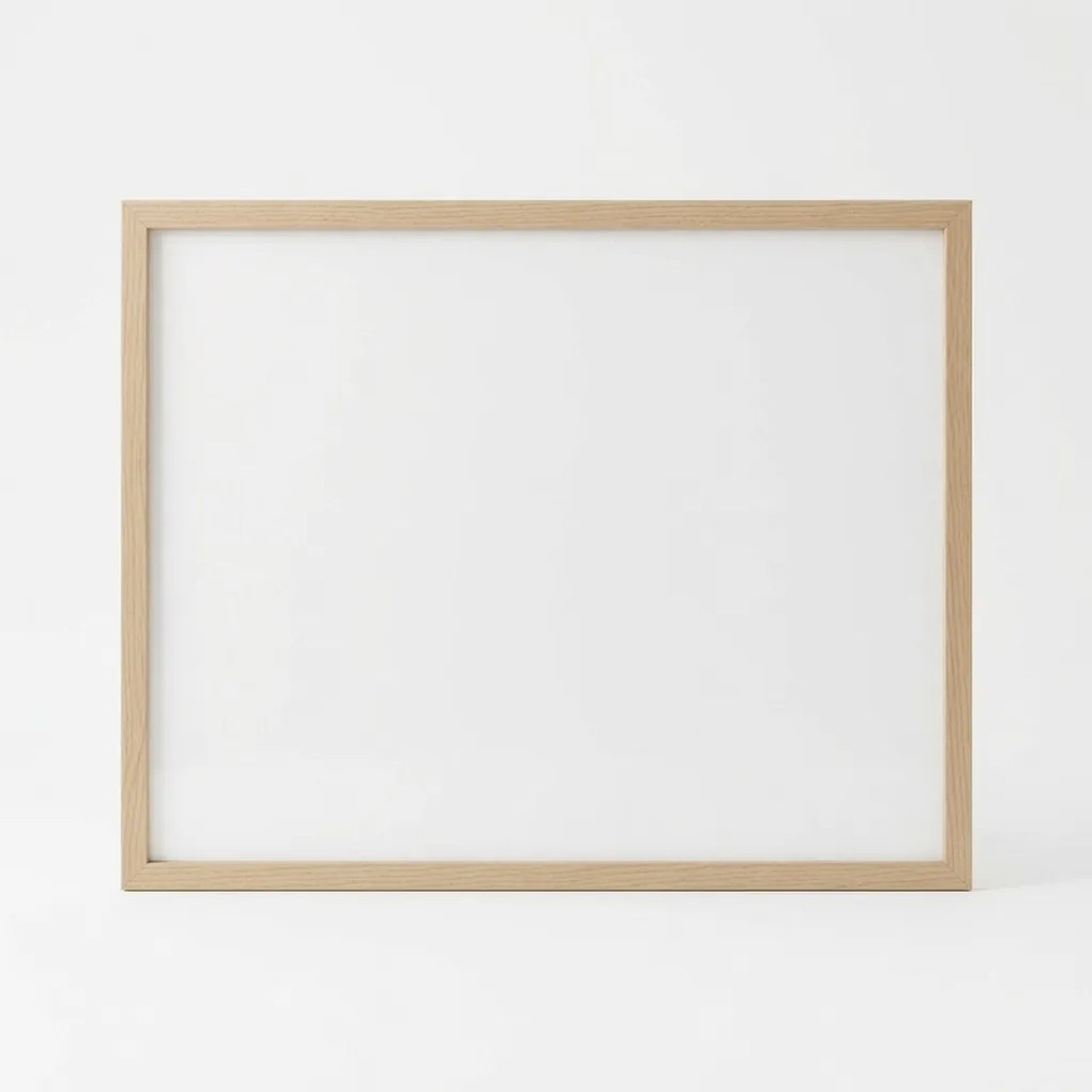 Toptabule.sk Bílá tabule na magnetky v dřevěném přírodním rámu CLASSIC 100x40 cm