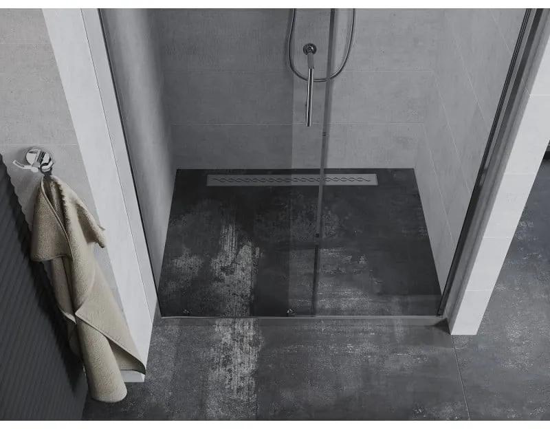 Mexen Apia rozsouvací sprchové dveře 125 cm, Průhledné, Chromovaná - 845-125-000-01-00