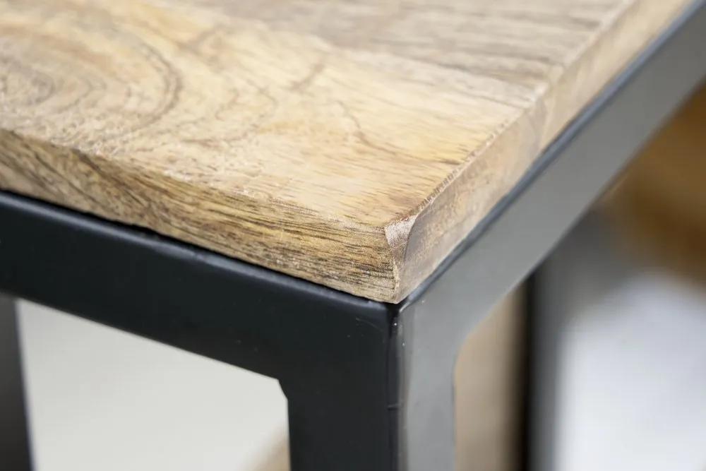 Příruční stolek KRIOS Dekorhome Mangovníkové dřevo