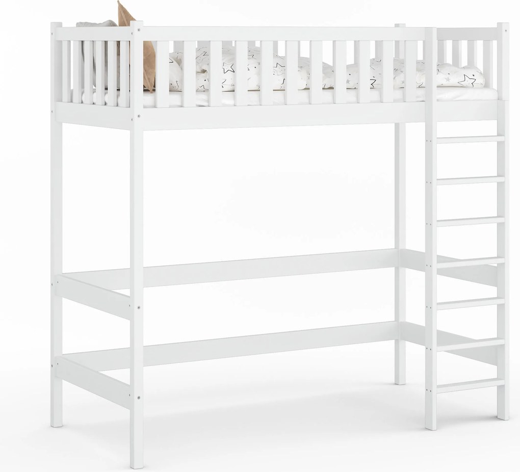 Rkids | Vyvýšená postel Rivo 90x180 Bílá