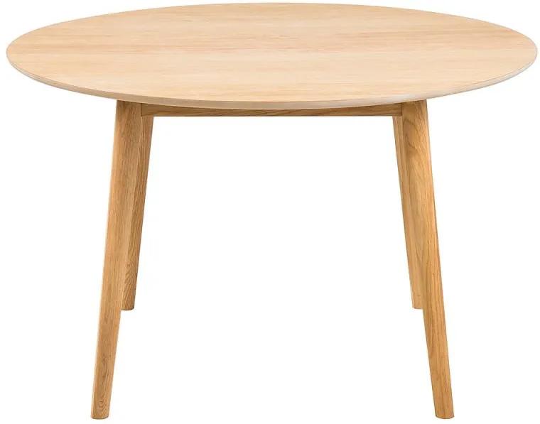 Design by scandinavia Jídelní stůl kulatý Nagy, 120 cm, dub 5370