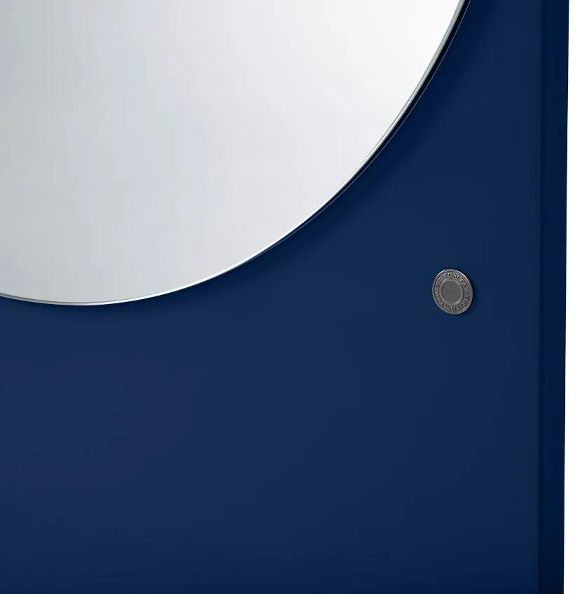 Tmavě modré lakované stojací zrcadlo Tom Tailor Color 170 x 55 cm