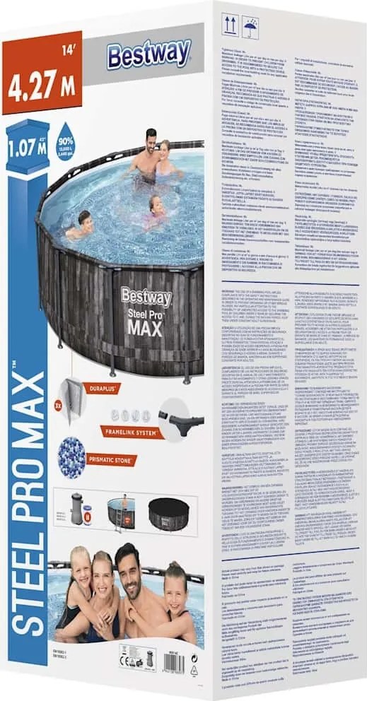 Bestway Bazénový set Steel Pro MAX kulatý 427 x 107 cm [92859]
