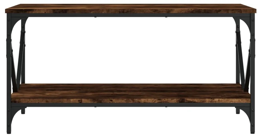 Konferenční stolek kouřový dub 90 x 50 x 45 cm kompozitní dřevo - Default Title