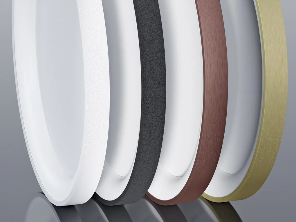 Led2 Stropní LED svítidlo BELLA SLIM ø 48 cm Barva: Černá, Teplota světla: 2700K/3000K/4000K, Stmívání, řízení: ZigBee TW