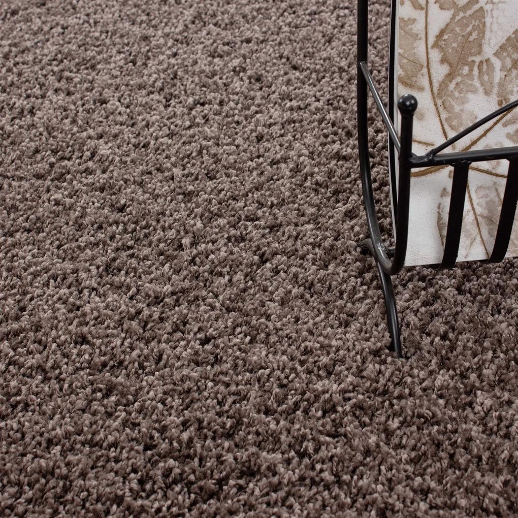 Ayyildiz Kusový koberec LIFE 1500, kulatý, Taupe Rozměr koberce: 160 cm KRUH