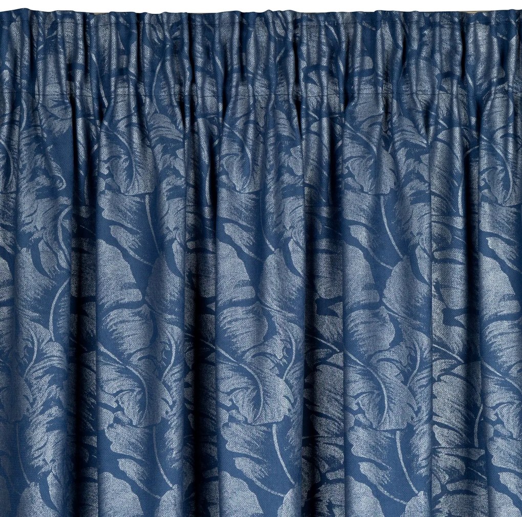 ZATEMŇOVACÍ ZÁVĚS NA PÁSCE SCARLET 140X270 CM NÁMOŘNICKÁ MODRÁ
