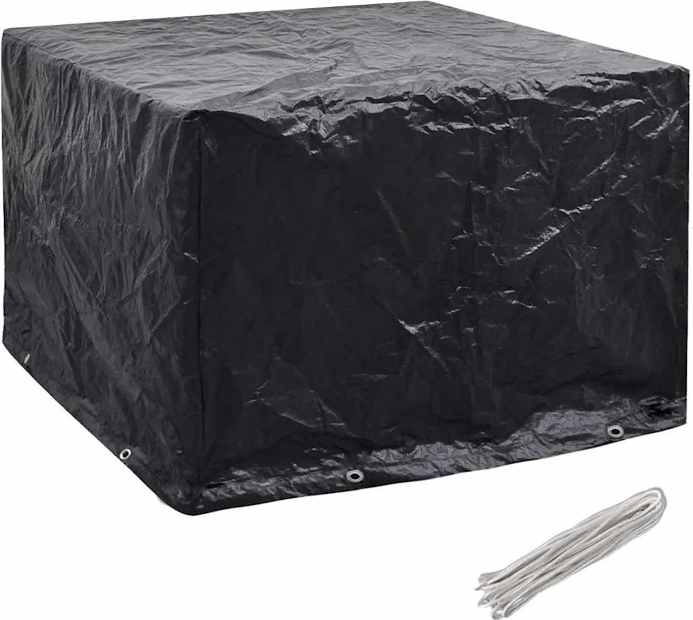 Plachty na zahradní nábytek 2 ks 8 oček 122 x 112 x 98 cm 279134
