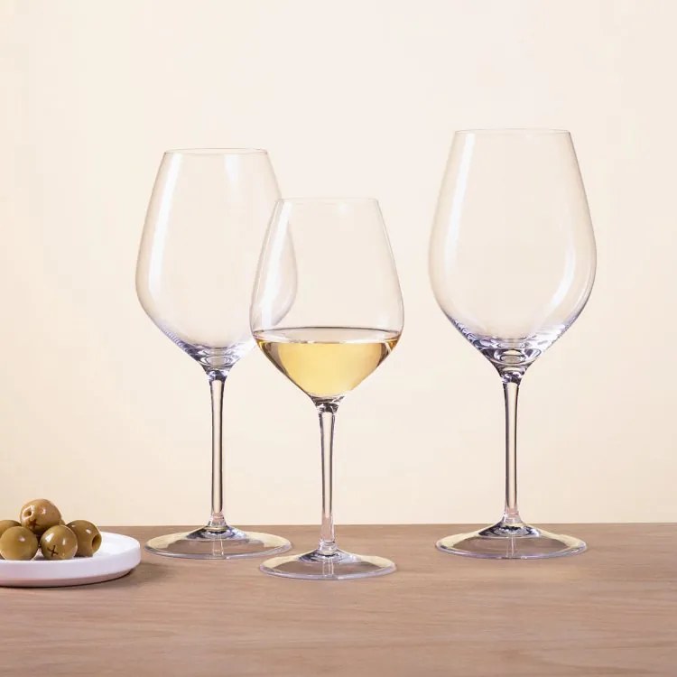 Lunasol - Poháry na bílé víno 430 ml set 6 ks – Optima Glas Lunasol (322680)