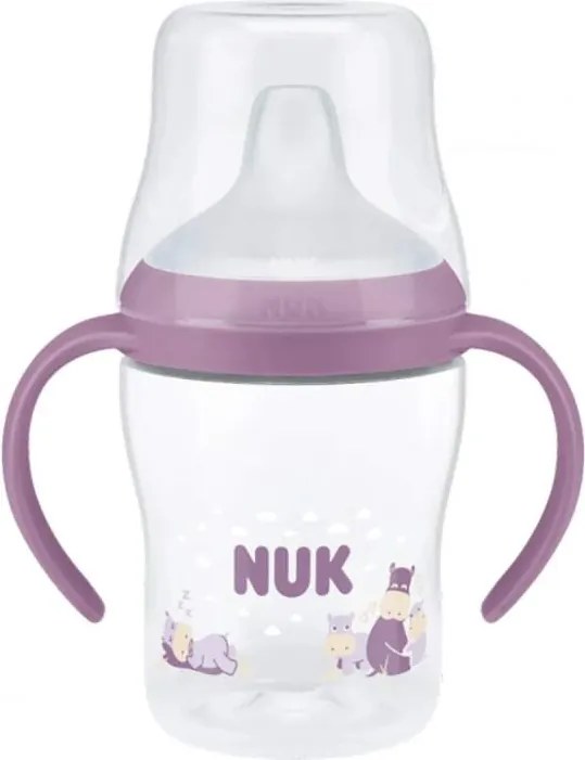 Kojenecká láhev na učení NUK Perfect Match 150 ml Hippo