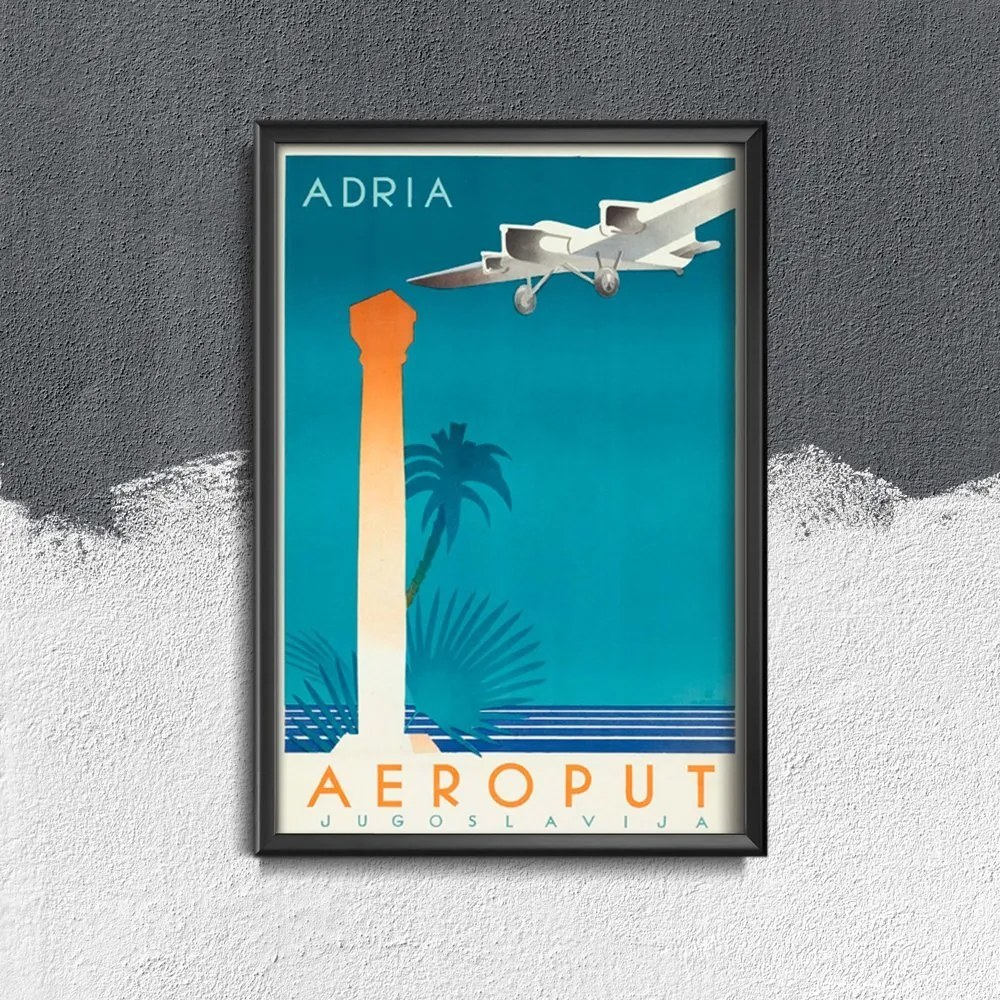 Plakát Aeroput jugoslávie