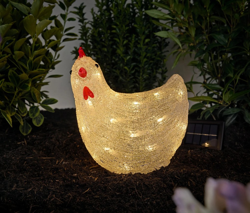 Tchibo - Solární slepice s LED pro venkovní použití