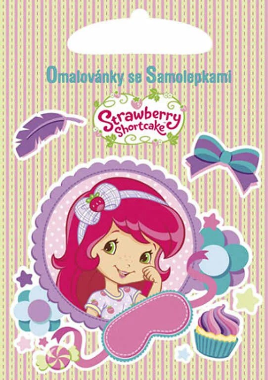 AKIM Omalovánky do ruky se samolepkami A5 Jahůdka (Strawberry Shortcake) 707202