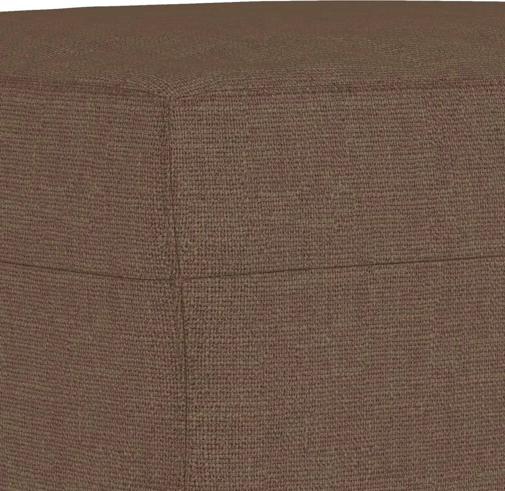 3dílná sedací souprava s poduškami hnědá textil 3201659
