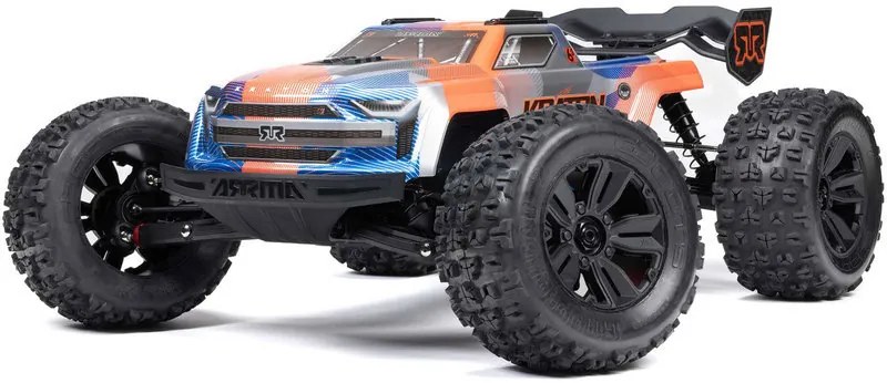 Arrma kraton 6s v6 blx 1:8 4wd rtr modré/oranžové