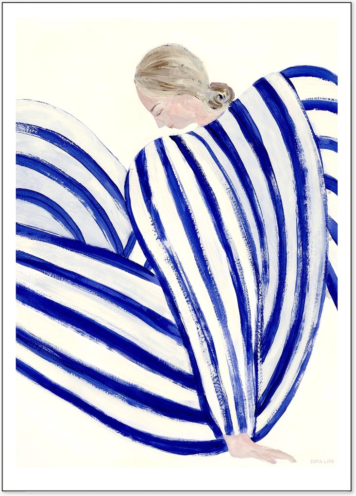 Plakát Blue Stripe At Concorde
