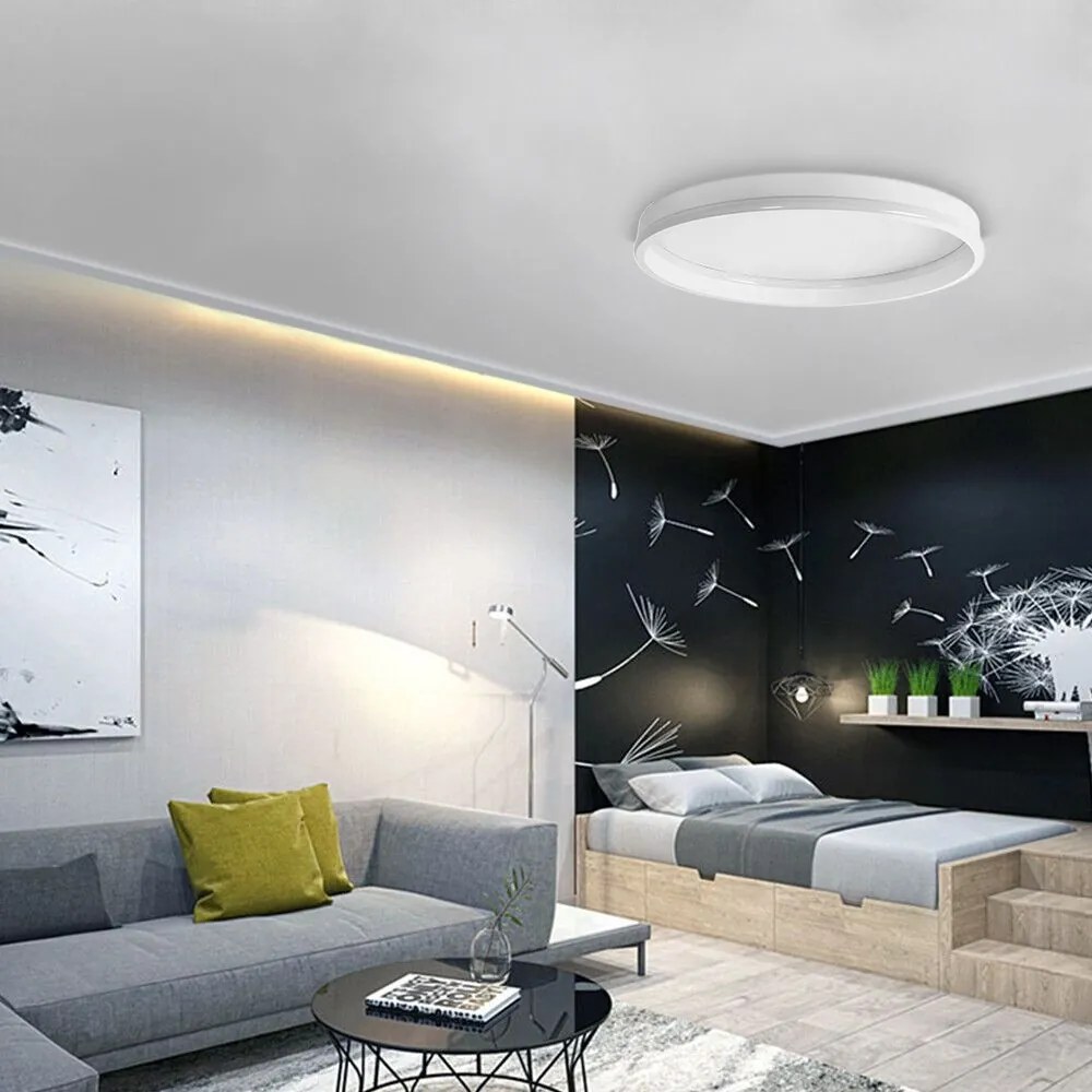 Toolight Toolight, LED stropní svítidlo 40cm, 22W, APP1462, bílá, OSW-07982