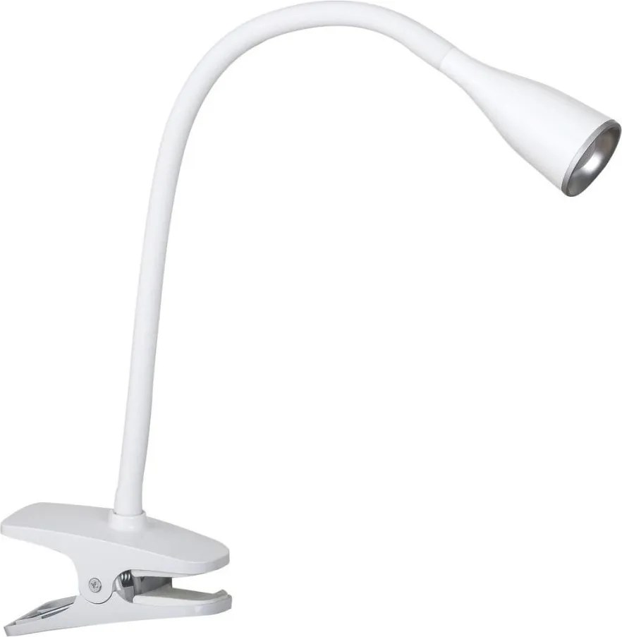 Rabalux 4196 - LED Stolní lampa s klipem JEFF LED/4,5W/230V bílá