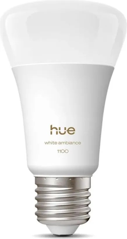 Philips Hue White Ambiance - Chytrá LED žárovka E27, 1100 lm, teplá bílá 929003854901
