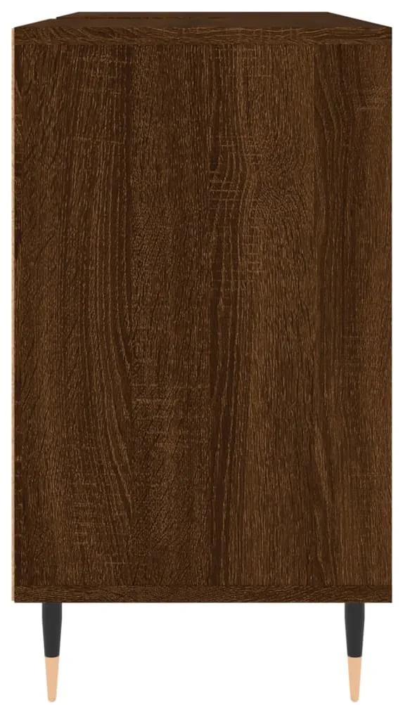 Koupelnová skříňka hnědý dub 80 x 33 x 60 cm kompozitní dřevo