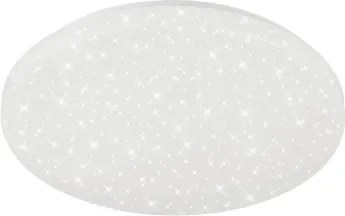 Stropní LED svítidlo hvězdné nebe BRILONER průměr 38,5cm 18W IP44 bílé 2360016
