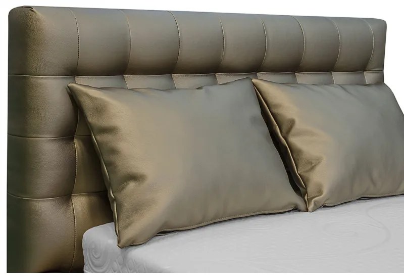 Kontinentálni postel Fokker Mini, Rozměr postele: 90x200, Barva:: ekokůže Soft 010a