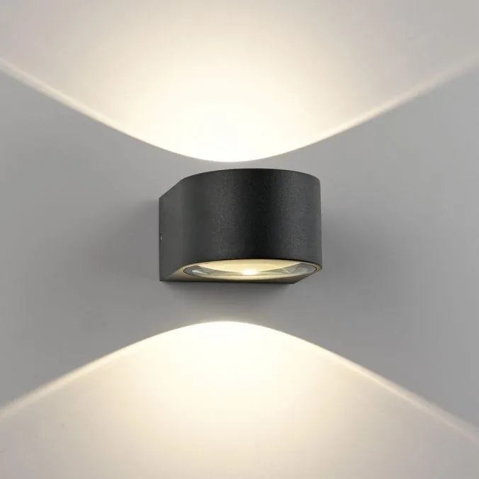 PN 9460-13 CARLA LED venkovní nástěnné svítidlo antracit IP54 3000K - PAUL NEUHAUS