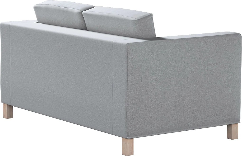 Potah na pohovku IKEA  Karlanda 2-místná, krátký barva šedá látka sametová