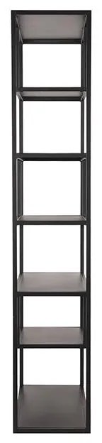 LABEL51 Kovová knihovna LOFT černá Color: Black SL-51.020