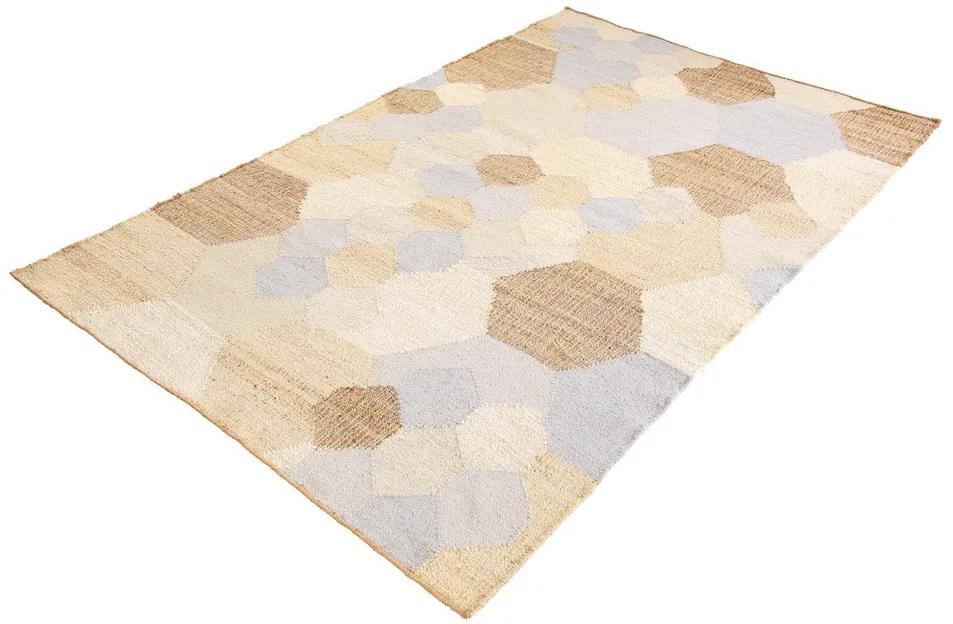 Designový koberec Sarina 230 x 160 cm béžovo-modrý